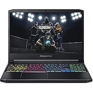 Acer Predator Helios 300 PH315-53-781R 15.6" Full HD 144Hz Gaming Notebook Computer, Intel Core i7-10750H 2.60GHz, 16GB RAM, 1TB SSD, NVIDIA GeForce RTX 2060 6GB, Windows 10 Home, Black