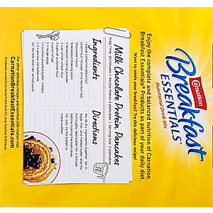 Carnation Breakfast Essentials Powder Drink Mix, Rich Milk Chocolate, 1.26 Ounce (Pack of 22), (Packaging May Vary)