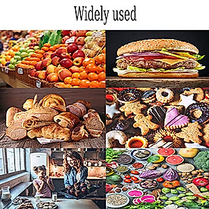 Axe Sickle 100 Count 5 x 5 inch Clear Plastic Hinged Take Out Containers Clamshell Takeout Tray Disposable Food Clamshell Containers for Dessert, Cakes, Cookies, Salads, Pasta, Sandwiches