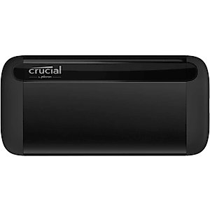 Crucial X8 2TB Portable SSD - Up to 1050MB/s - PC and Mac - USB 3.2 External Solid State Drive - CT2000X8SSD9