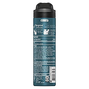 Degree Men Antiperspirant Spray Black + White 3 Count Protects from Deodorant Stains Instantly Dry Spray Deodorant 3.8 oz