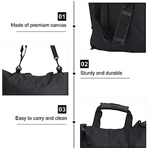 SUPVOX Portfolio Backpack Waterproof Art Carrying Case with Handle for A3 Drawing Boards