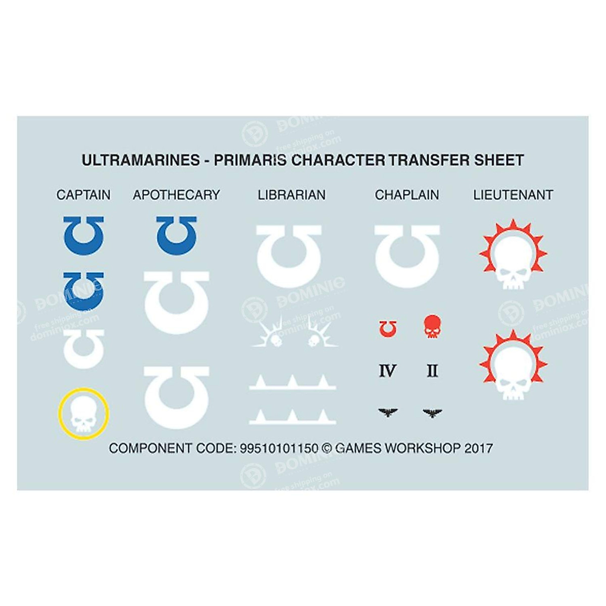 Games Workshop 99120101180" Space Marines Primaris Chaplain Plastic Kit