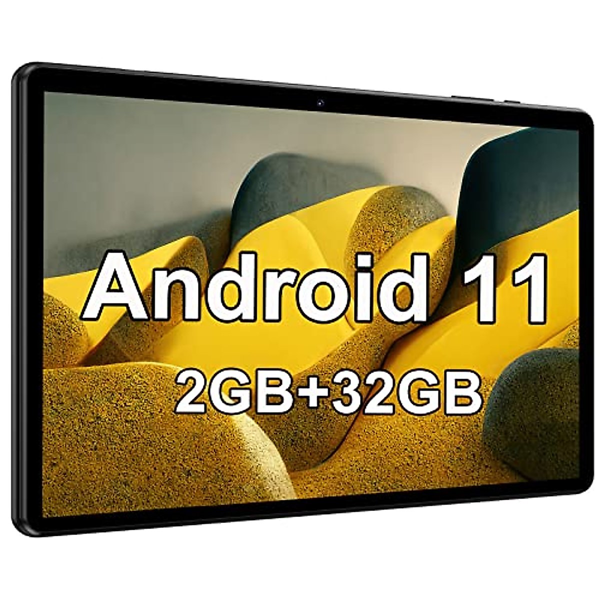 Android Tablet, 10 inch Android 11 Tablet, 2GB RAM 32GB ROM, 512GB Expand Android Tablet with 8000mAh Battery, Dual Camera, WiFi, Bluetooth, IPS HD Touch Screen, Google GMS Certified