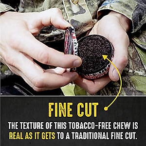 BaccOff, Original Fine Cut, Premium Tobacco Free, Nicotine Free Snuff Alternative (10 Cans)