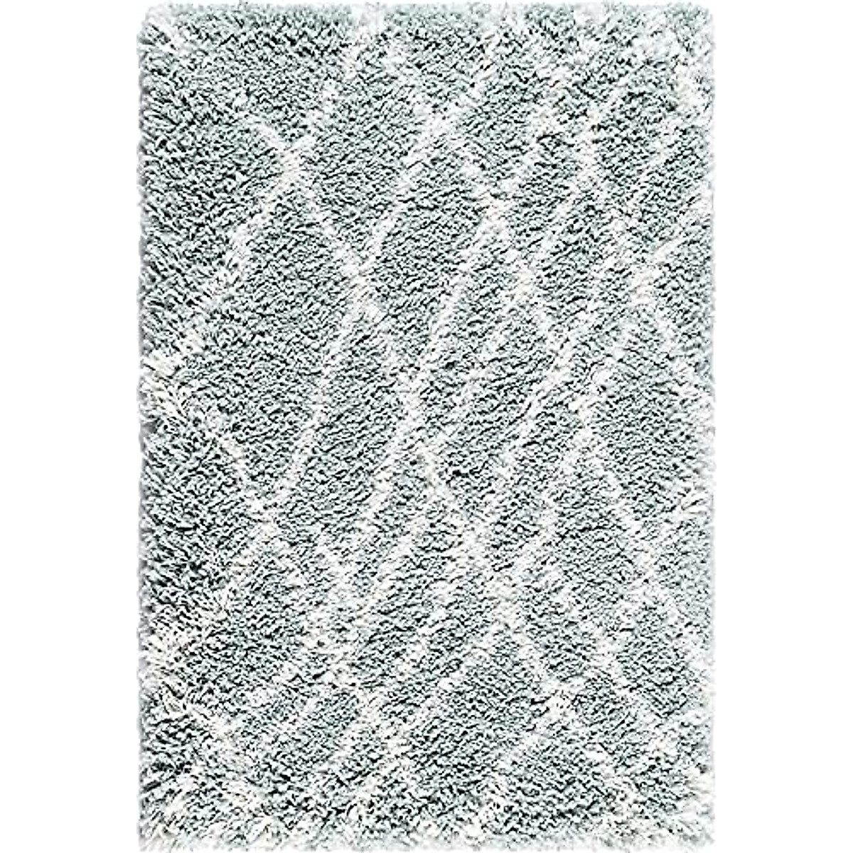 Rugs.com Soft Touch Shag Collection Area Rug – 2x3 Sage Green Shag Rug Perfect for Entryways, Kitchens, Breakfast Nooks, Accent Pieces