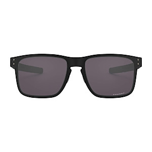 Oakley Holbrook Metal Sunglasses Matte Black with Prizm Grey Lens 55mm