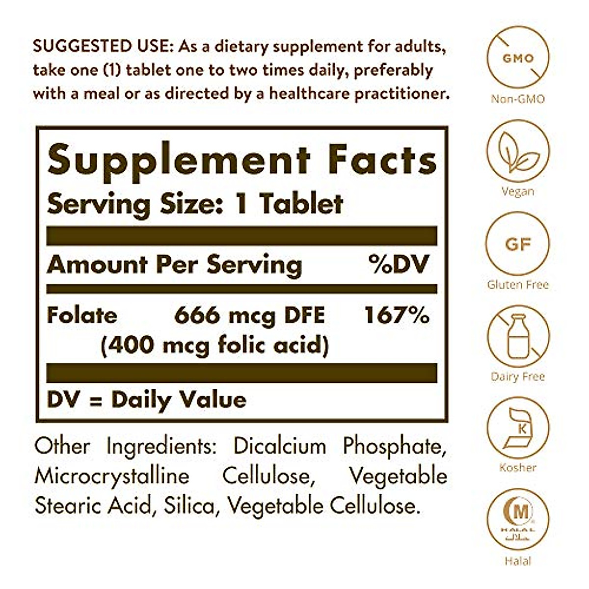 Solgar - Folic Acid, 400 mcg