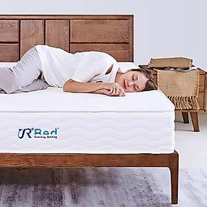 Sunrising Bedding 8” Natural Latex Mattress King, Individually Encased Pocket Coil, Firm, Supportive, Naturally Cooling, Organic Mattress, 120-Night Free Trial, 20-Year Warranty