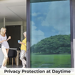 Viseeko Window Tinting Film for Home: Heat Blocking Window Film Sun Blocking Window Film UV Reflecting Window Privacy Film One Way Window Film See Out Not in Daytime Privacy Window Film Static Cling