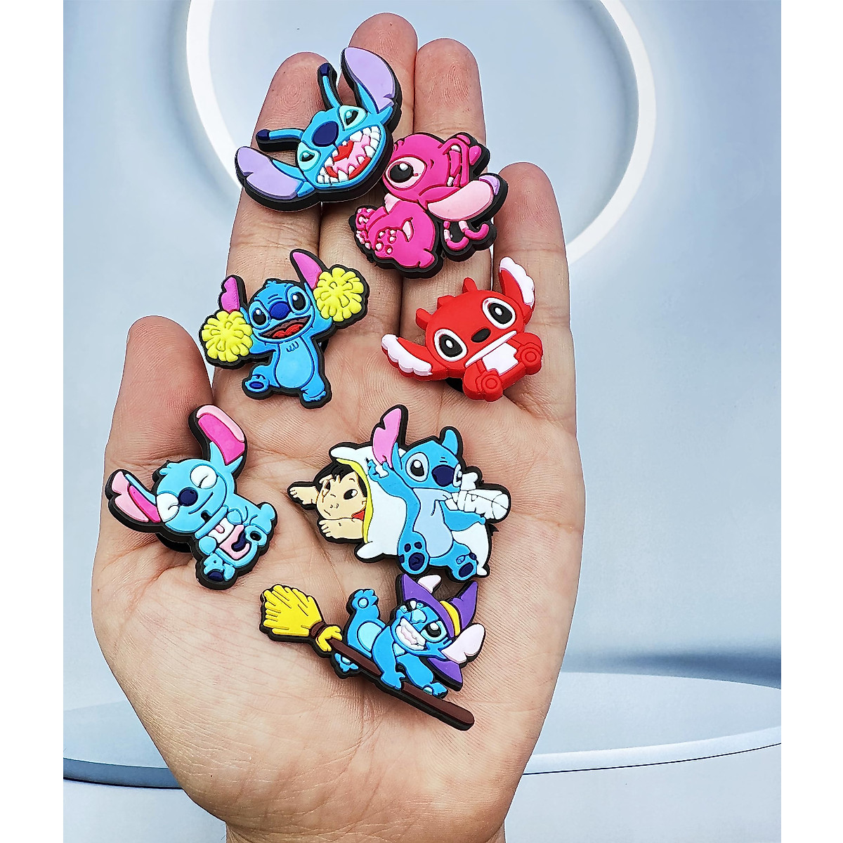 44 PCS Cartoon Charms for Girls Boys Kids Cartoon Croc Charms PVC Anime Pins Shoe Charms for Clog Sandals Bracelet Wristband Decoration Accessories Birthday Gift