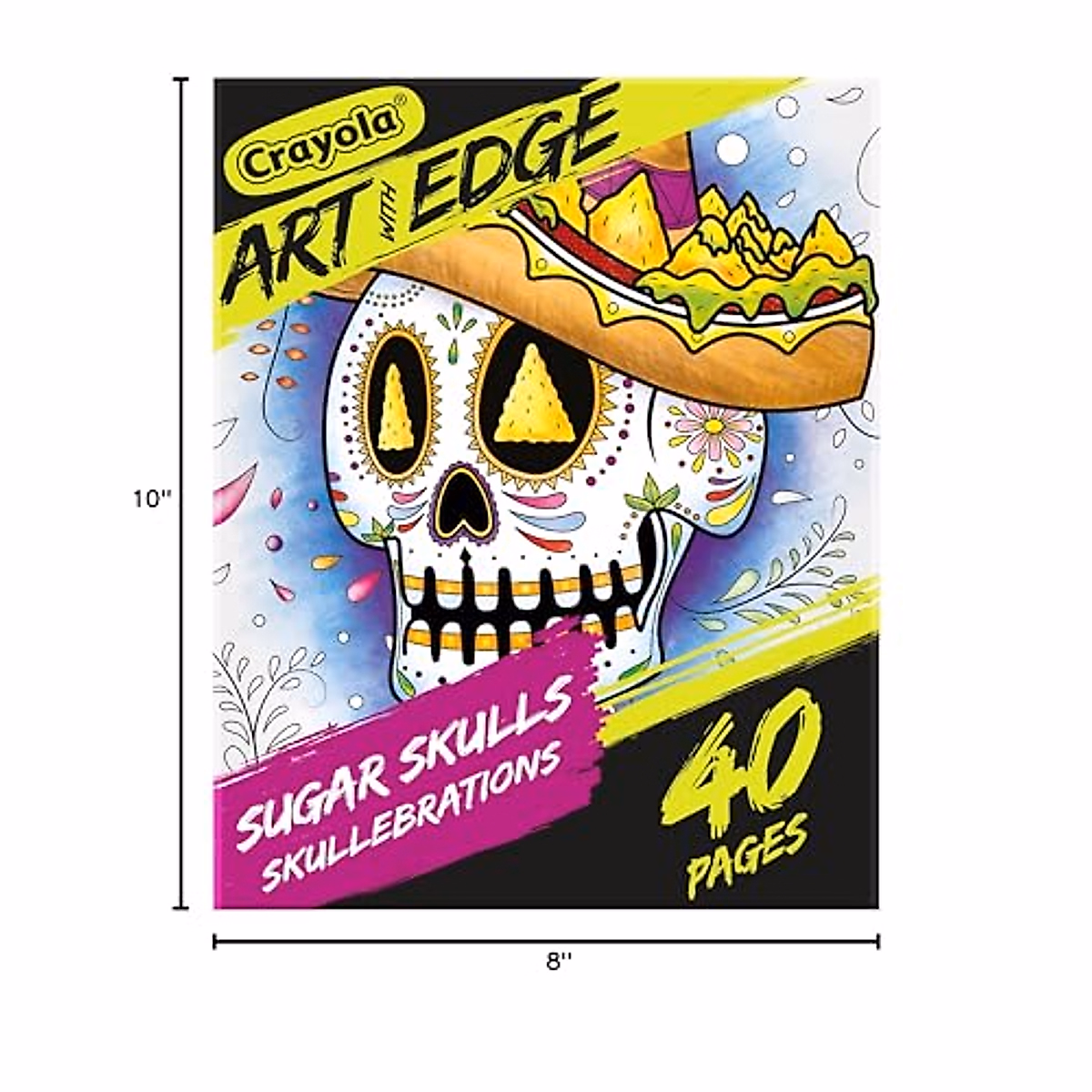 Crayola Sugar Skulls Coloring Book, Volume 3, Teen Coloring, (Page Count/Style May Vary)