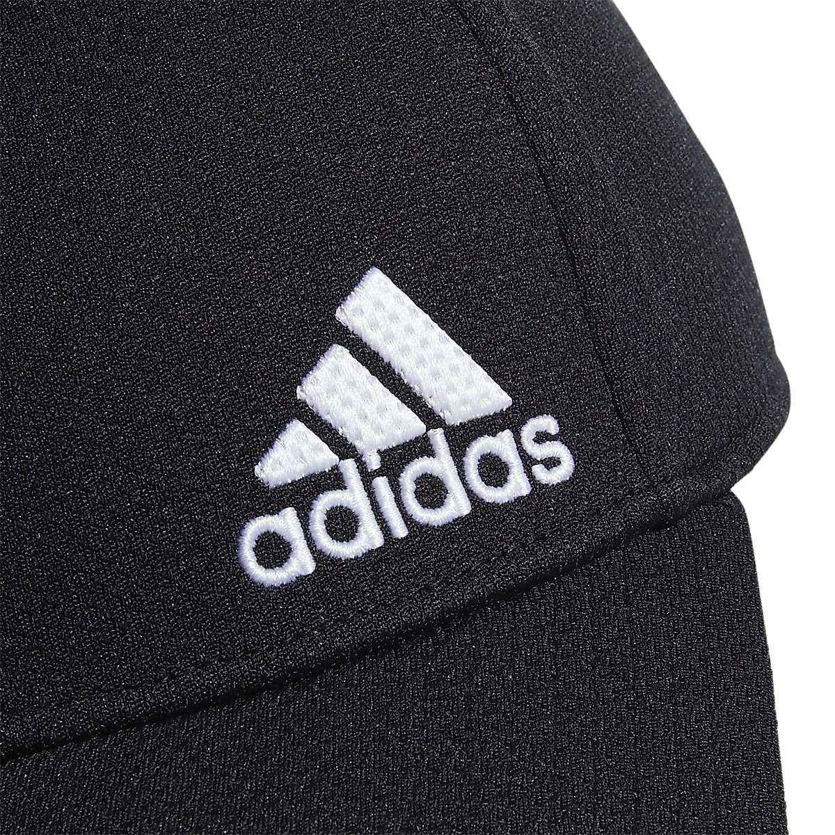 adidas Men's Release 2 Structured Stretch Fit Cap, Black/White, Large-X-Large