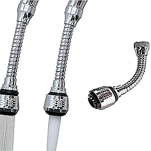 Faucet Extension Tubes,360° Water Swivel Faucet,Splash-Proof Faucet, Adjustable Tube Bathroom Extension Water Tap ​Kitchen Accessories