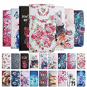 MTQLX Wallet Case for Oppo Reno 6 PRO Plus 5G Premium Luxury Flower Pattern Woman PU Leather Wallet Case with [Kickstand][Wrist Strap],for Oppo Reno 6 PRO Plus 5G (#06)