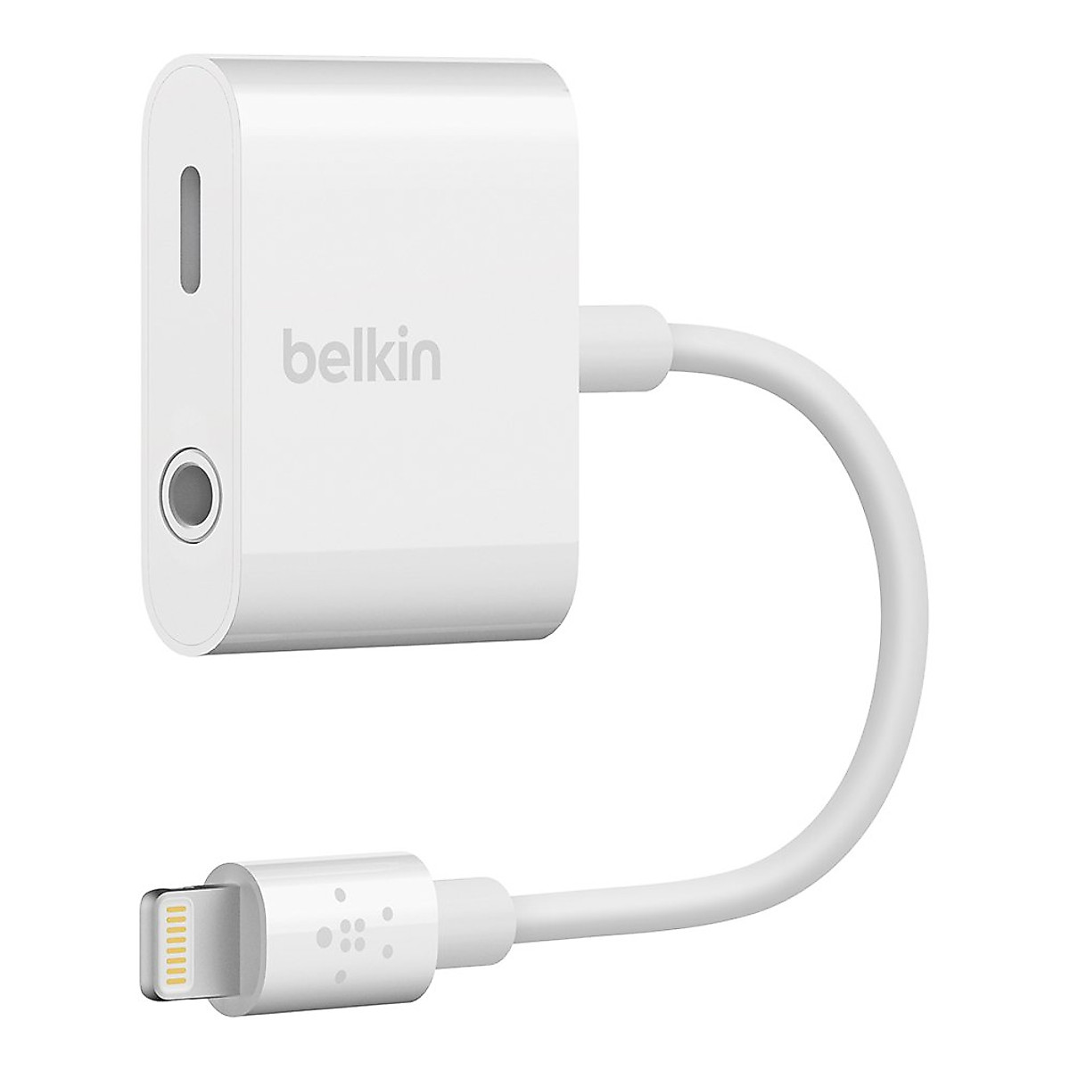 Belkin RockStarTM Lightning to 3.5mm Audio Cable + Audio Charger Splitter, 2-in-1 Aux iPhone Headphone Adapter & Charger Dongle Bundle with Belkin MiXiT Tangle-Free Aux / Auxiliary Cable, 3 Feet (Black) - AV10127tt03-BLK