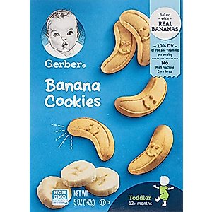 Gerber Graduates, Cookies, Banana, 5 oz
