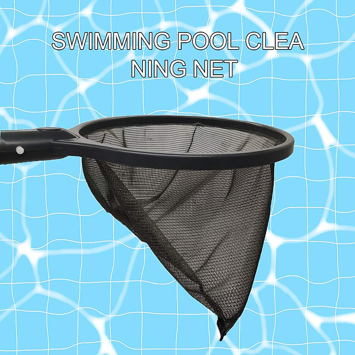 CALIDAKA Pool Skimmer Net Fine Mesh,Swimming Pool Cleaning Tools Leaf Fine Mesh Net Skimmer,Pool Hand Leaf Skimmer Net,Swimming Pool Cleaner Supplies,for Spa, Hot Tub