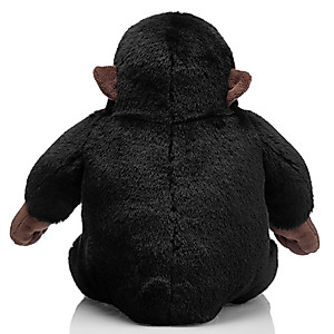HollyHOME Plush Chimp Stuffed Animal Stuffed Gorilla Plush Toy Gift for Kids 10 Inch
