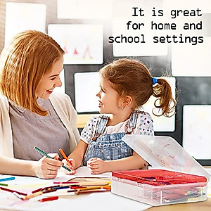 Kraftic Art Kit Coloring Set for Kids, Complete Back to School Art Supplies Kit, Art Box Organizer, Drawing Supplies Art Case with Removable Tray for Boys and Girls, Ages 4-8