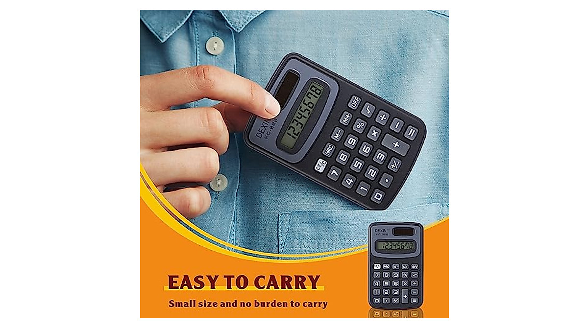 50 Pcs Mini Calculators - Perfect for Office & Students