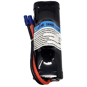 NHX Muscle Pack 8.4V 5000mAh 7-Cell Nimh Hump Battery w/ EC3 Connector