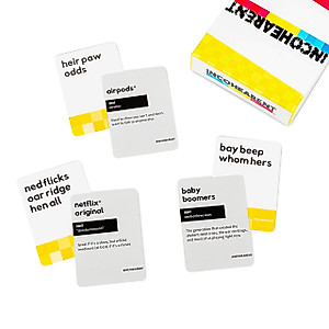 WHAT DO YOU MEME? Incohearent Fresh Phrases Expansion Pack - Designed to be Added to Incohearent Core Game