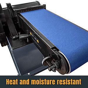 POWERTEC 6 x 48 Inch Zirconia Sanding Belts, 36 Grit Belt Sander Sanding Belt for Bench Sander, Belt and Disc sander, Woodworking, Metal Grinding, 3PK (4648036Z-3)