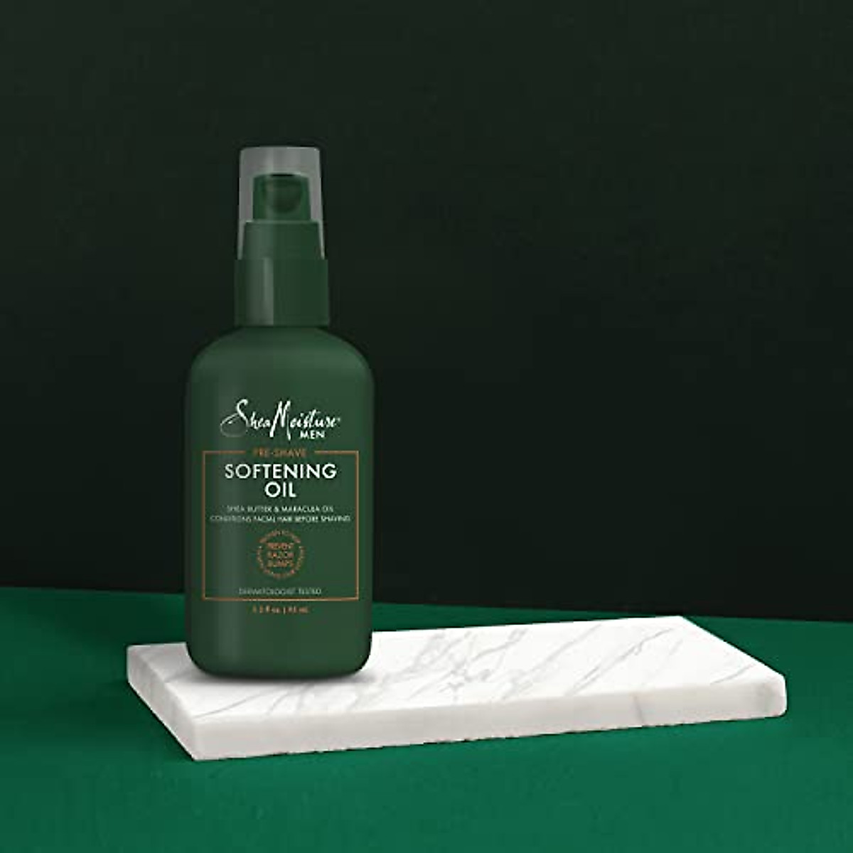 SheaMoisture Men Shaving Oil For Smooth Skin and Maximum Glide Pre-Shave Softening Oil Dermatologist-Tested Skin Care Proven to Prevent Razor Bumps 3.2 oz