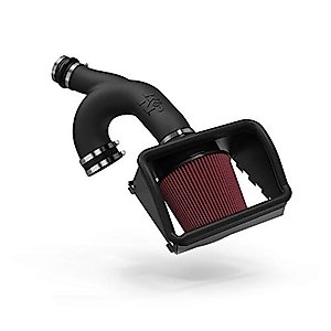 K&N Cold Air Intake Kit: Increase Acceleration & Towing Power, Guaranteed to Increase Horsepower up to 19HP: Compatible with 2.7L, V6, 2015-2019 Ford F150, 63-2593