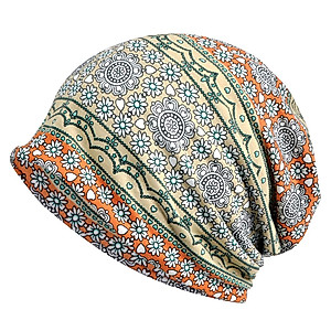 Kayier Women's Baggy Casual Chemo Beanie Hats Headwear Caps