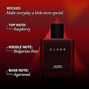 Wicked Perfume For Men 100 ml | Eau De Parfum | Premium Luxury Long Lasting Fragrance Spray | 100ml