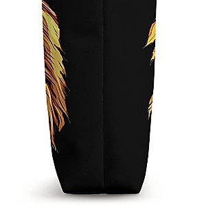 Lion Gifts For Girls Men Kids Large Lion Head Crown Art Tote Bag