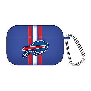 GAME TIME Buffalo Bills HD Case Cover Compatible with Apple AirPods Pro (Stripes)