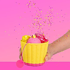 Bubiloons Confetti - 8+ Accessories, Surprise Character That Blow Bubbles, for Girls and Kids 5 and up