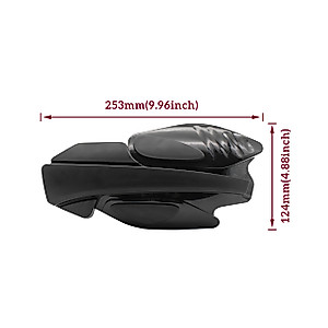 SAUTVS Handguards with Mount Brackets Kit for Polaris Sportsman Scrambler 400 450 570 850 XP 1000 2007-2024 Black Hand Guards Protector Accessories (2PCS, Replace #2876846, 2879380)