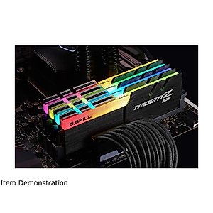 G.SKILL Trident Z RGB Series (Intel XMP) DDR4 RAM 128GB (4x32GB) 3600MT/s CL18-22-22-42 1.35V Desktop Computer Memory UDIMM (F4-3600C18Q-128GTZR)