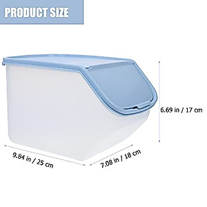 PATKAW Chinchilla Sand Bath Box Gerbil Bathroom Dwarf Hamster Bathtub Hedgehog Toilet for Guinea Pig Squirrel Other Small Animals Cage Accessories