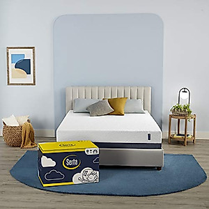 Serta - 7 inch Cooling Gel Memory Foam Mattress, Full Size, Medium-Firm, Supportive, CertiPur-US Certified, 100-Night Trial - For Ewe, White