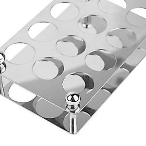 OKJHFD Wine Glass Holder with 12 Holes,Stemless Wine Cup Storage Rack for Wine Lovers Bar Display Storage Rack Without Swing (4.3x7.5x1.6 in)