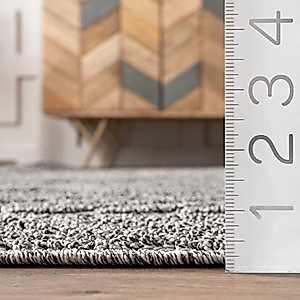 nuLOOM Taryn Moroccan Diamond Indoor/Outdoor Area Rug, 8' x 10', Gray