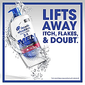 Head and Shoulders Shampoo and Conditioner 2 in 1, Anti Dandruff Treatment and Scalp Care, Old Spice Swagger for Men, 31.4 Fl Oz, Pack of 2