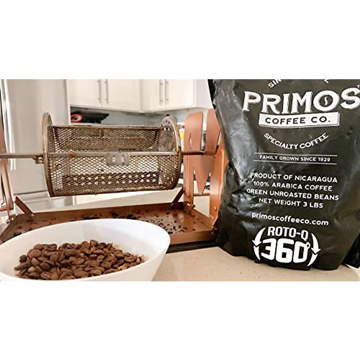 ROTO-Q 360 Family Bundle (COPPER) | The Ultimate Rotisserie Solution for Healthier Cooking | Portable, Versatile, and Energy-Efficient | Perfect for Convection Ovens, Air Fryers, BBQs, and Fire Pits | Self-Rotating Spit Roaster for Mouth-Watering Rotisser