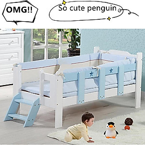 AUCOOMA Penguin Stuffed Animal Plush Gifts for Kids, Stuffed Penguin Plushie Toy, 10"