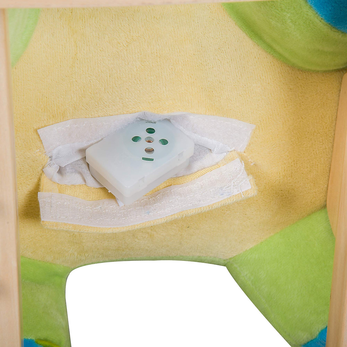 Qaba Kids Plush Ride-On Rocking Horse Toy Dinosaur Ride on Rocker Green with Realistic Sounds