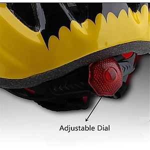 Kids Yellow-Black Bicycle Bike Cycling Skating Scooter Helmets Protective Gear for Toddler Child Children Kids,Ultra-Light Outdoor Kids Safety Helmet for Boy Girl Student Pupil Age 3-5 5-8