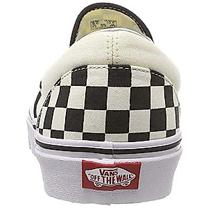Vans Unisex Adults' Classic Slip On, Black/Off White Check, 5 UK