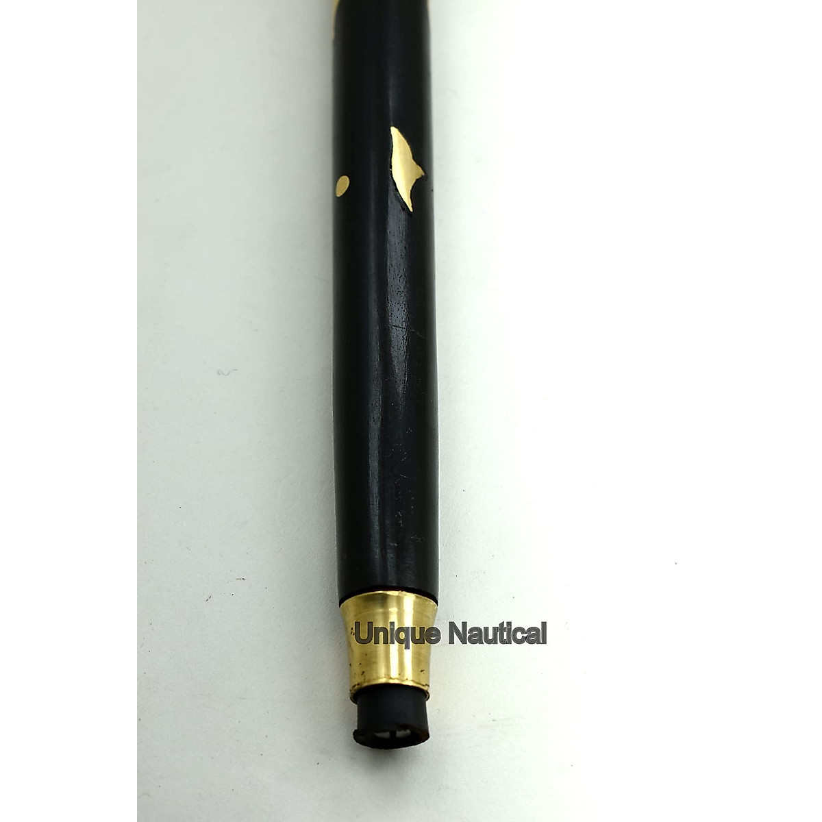 Unique Nautical Walking Cane Beautiful Handle Walking Folding Stick With Brass Handle And Brass Inlay For Men And Women