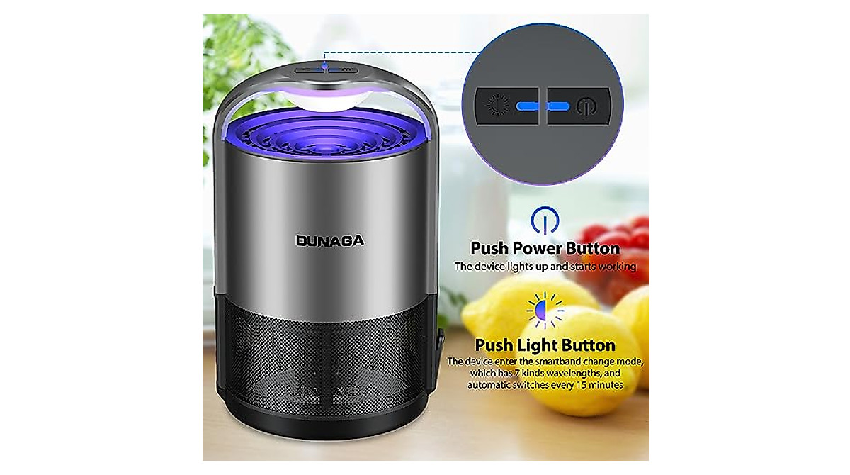 DUNAGA Indoor Fly Traps for Mosquitoes and Gnats - Safe & Easy to Use