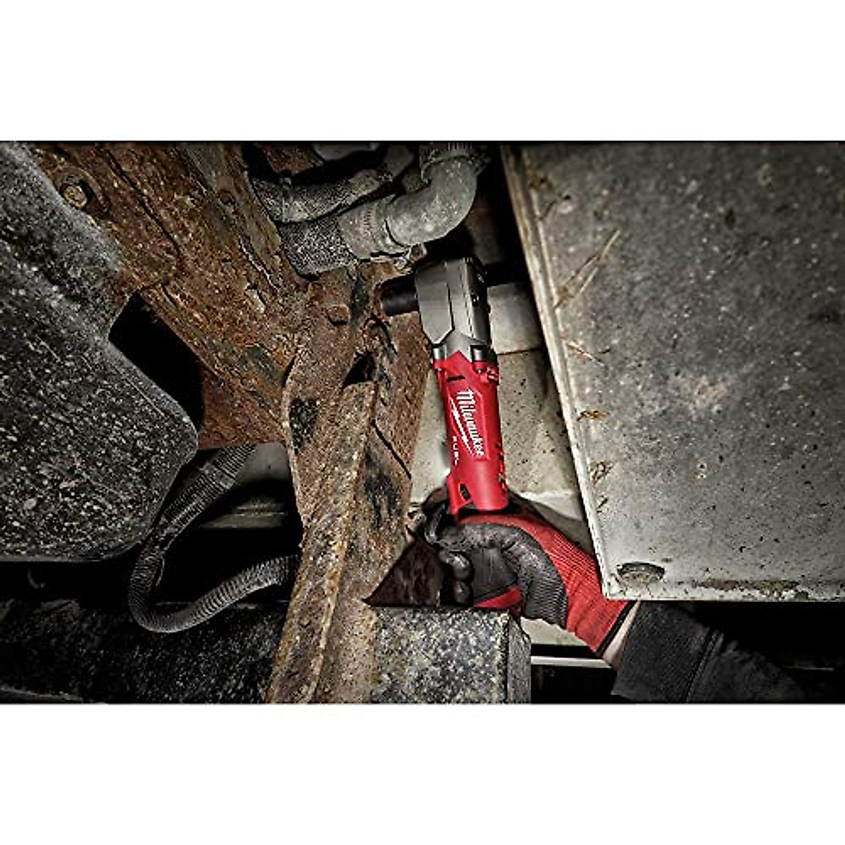 Milwaukee 2564-20 M12 FUEL Lithium-Ion 3/8 in. Cordless Right Angle Impact Wrench with Friction Ring (Tool Only)